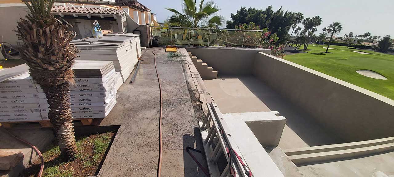 Pool construction - Construct pool Tenerife